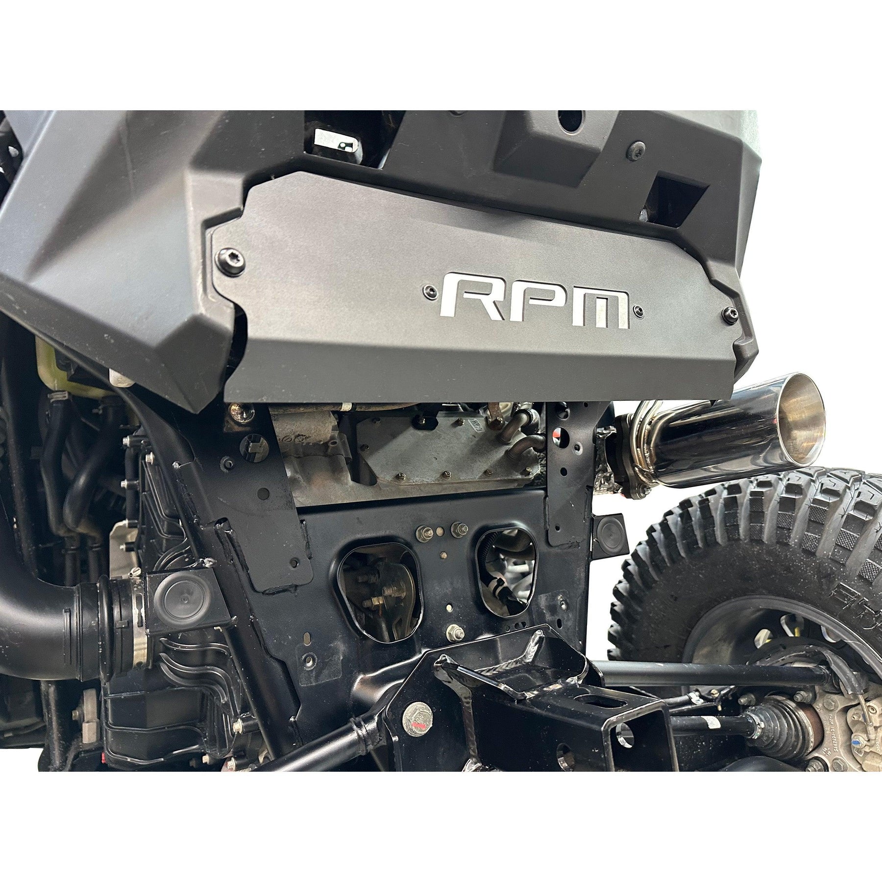 RPM Pro XP, Pro S & Turbo R Rear Fascia Delete Shield / Muffler Cover ...
